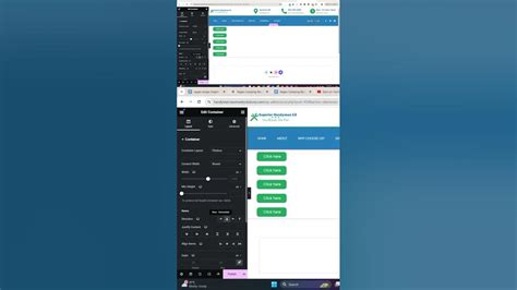 How To Place Buttons Side By Side In Elementor Wordpress Shorts Shortsviral Elementor