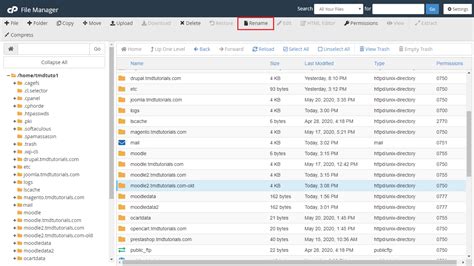 how to upgrade moodle tmdhosting