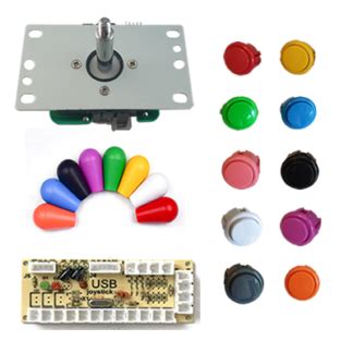 Budget Single Player Joystick Kit Pincade Kits