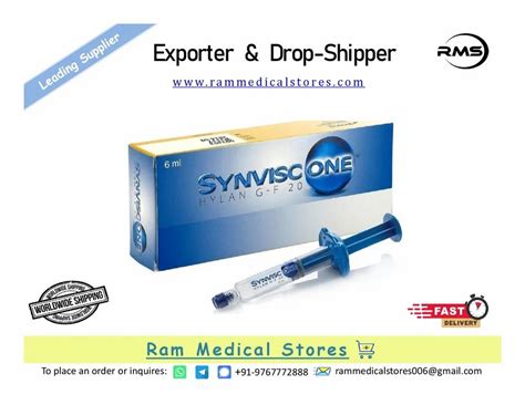 Synvisc One Injection Hylan G F 20 Latest Price Dealers And Retailers