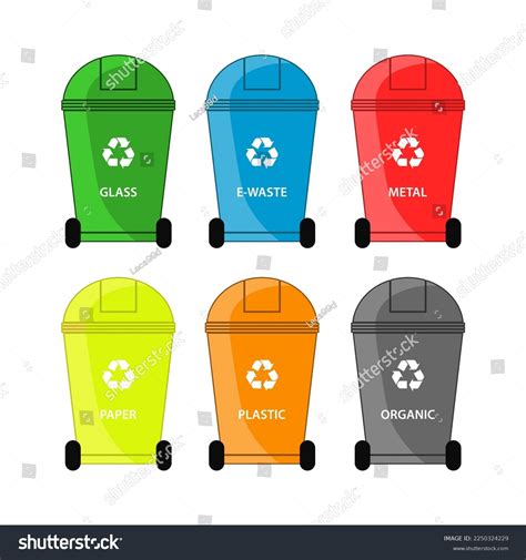 Set Bins Types Garbage Classification Illustration Stock Vector Royalty Free 2250324229 Set Bins Types Garbage Classification Illustration Stock Vector Royalty Free 2250324229