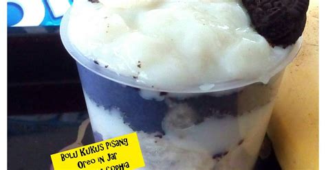 Resep Bolu Kukus Pisang Oreo In Jar Oleh Mama Sophia Cookpad