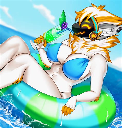 Juno The Protogen Blue Screen Apparel