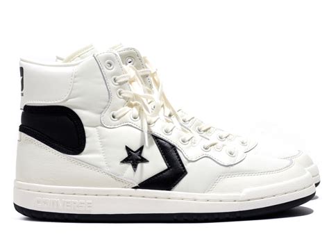 Converse Fastbreak Nylon High Top Egret Black 159662c