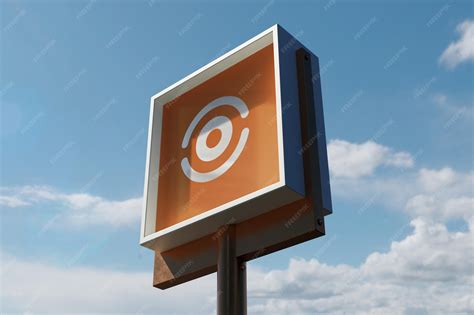 Premium Psd Logo Sign Box Mockup