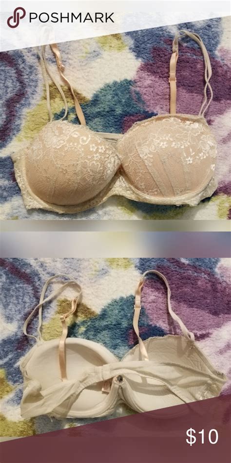 Candies Cream Pink Push Up Lace Bra Balconette Lace Bra Push Up