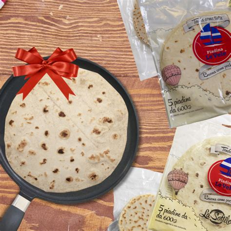 Box Di Piadina Romagnola Fatta Artigianalmente Piadina Le Vele
