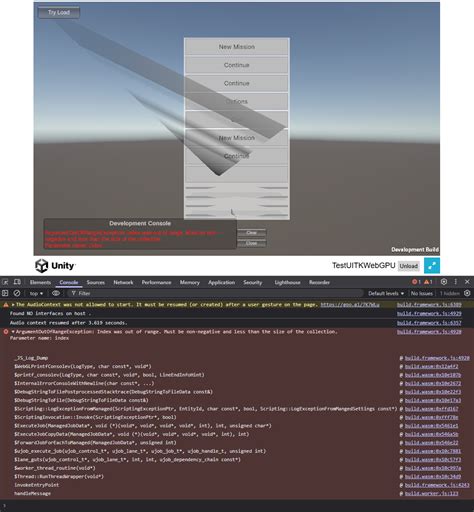 Ui Toolkit Webgpu Browser Errors 62 Beta Unity Engine Unity