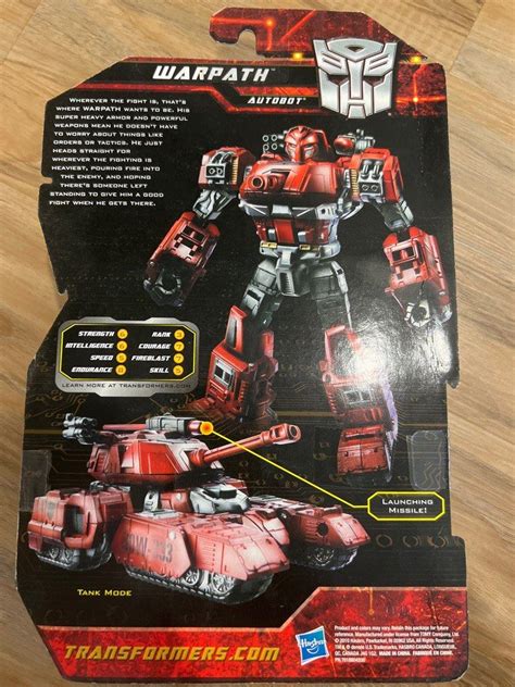 Transformers Generations Warpath Hobbies And Toys Toys And Games On Carousell