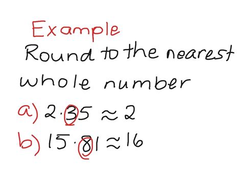 Rounding To The Nearest Whole Number Math Percentages ShowMe
