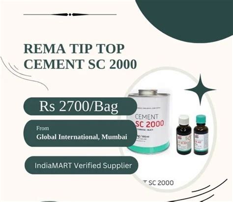 Construction Cement - Rema Tip Top Cement Sc 2000 Wholesaler from Mumbai