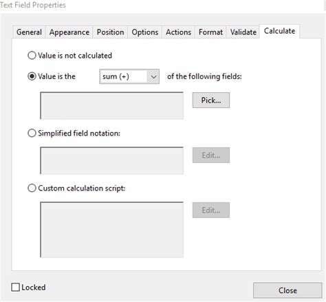Form Calculations Dont Work Calculation Boxes Gr Adobe Product