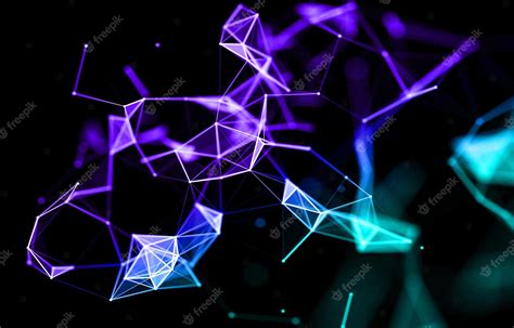 Premium Photo 3d Abstract Polygonal Design Background