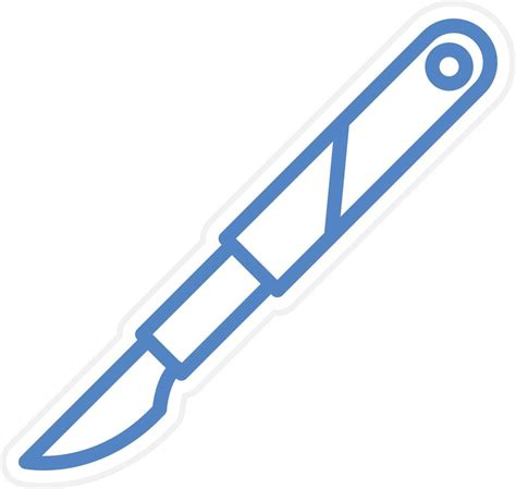 Scalpel Vector Icon Style 22737468 Vector Art At Vecteezy