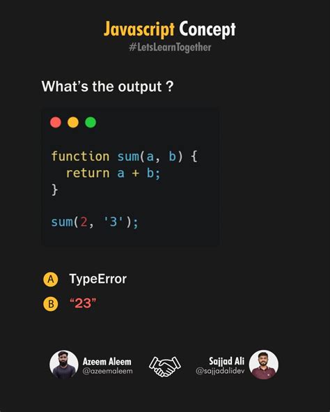 Sajjad Ali On Linkedin Javascript Javascriptdeveloper