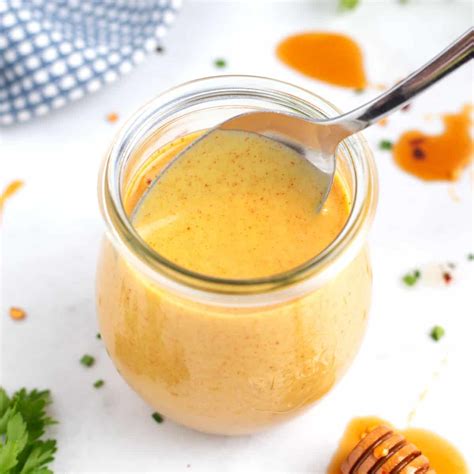 Easy Hot Honey Bbq Sauce Recipe Sweet And Spicy Borrowed Bites