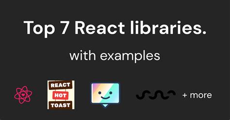 top 7 useful react next js libraries with the example