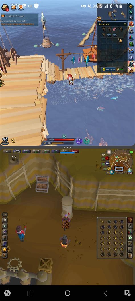 Til I Can Split Screen Os Rs3 On My Phone R Runescape