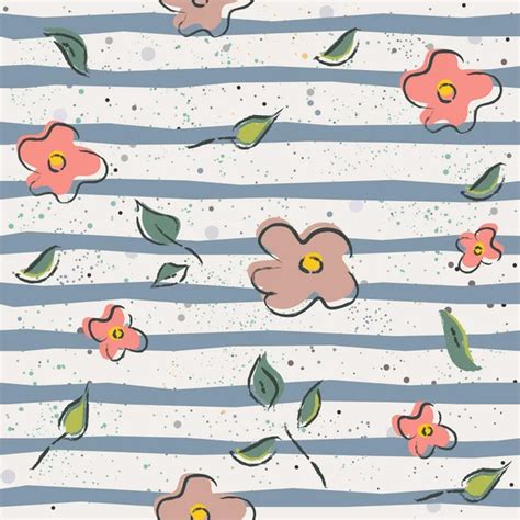 Cute Pattern Hand Drawn Elements Scandinavian Style Stock Vector By ©passeggiata Di Ray 322044678