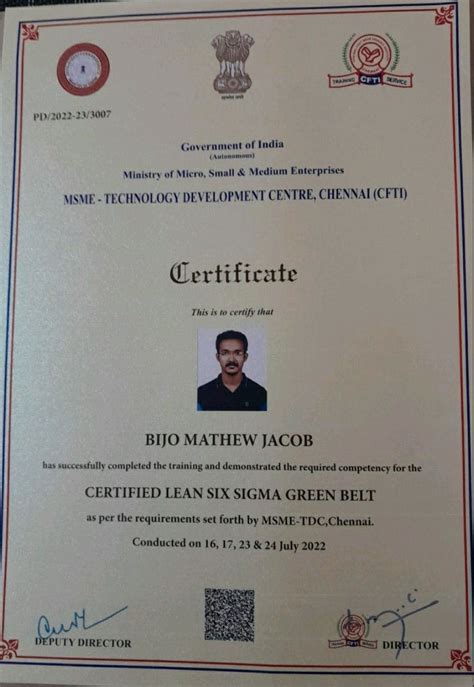 Bijo Mathew Jacob On Linkedin Msme Lean Sixsigmagreenbelt 12 Comments