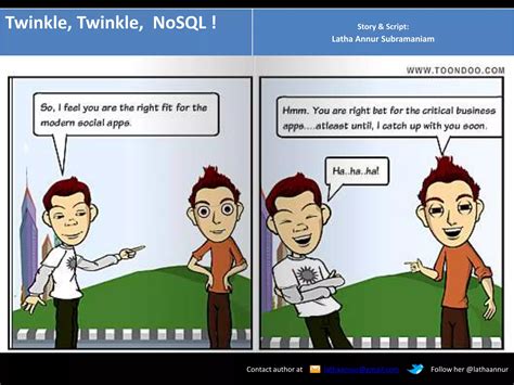 Sql Vs Nosql Cartoon Strip Ppt