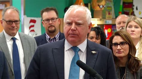 Gov Walz Visits School In Savage To Highlight Investments In Education Need For More Teachers