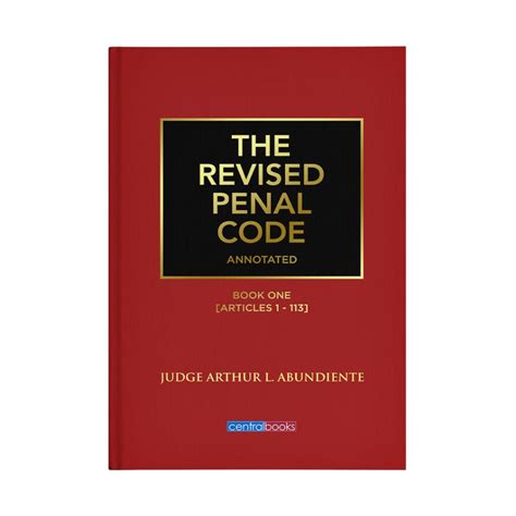 The Revised Penal Code Codal Centralbooks