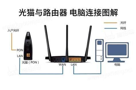 路由器与猫电脑的连接图解 路由网