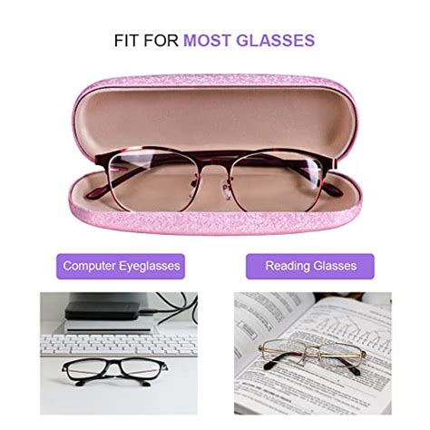 Eyeglasses Case4 Piece Unisex Hard Shell Eyeglasses Cases Protective