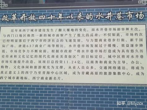 在我眼中改造后的西宁水井巷 知乎