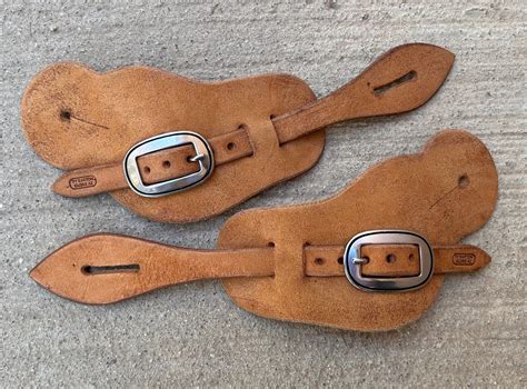 Rough Out Visalia Spur Straps Barton Saddlery