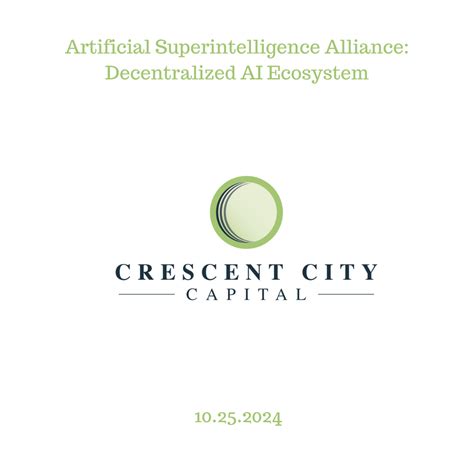 Artificial Superintelligence Alliance Decentralized Ai Ecosystem