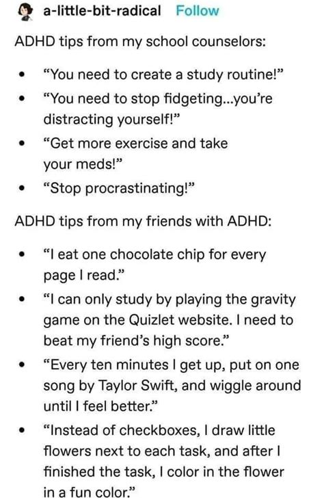 Adhd Tips Album On Imgur