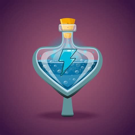 Bottle Of Magic Elixir With Star Stock Vector Illustration Of Elixir