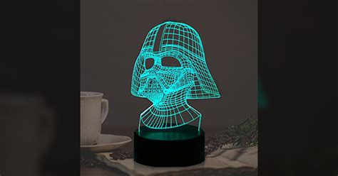 Awesome Star Wars Darth Vader 3d Effect Colored Light