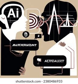 Human Conversation Artifical Intelligence Vector Art AI Generated Image Shutterstock
