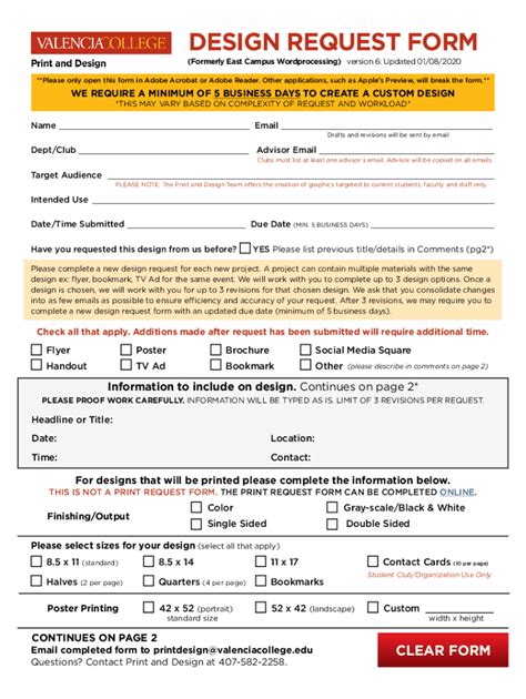 Fillable Online Design Request Form Fax Email Print Pdffiller