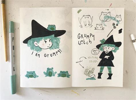 Grumpy Witch By Itsmemimigee On Deviantart