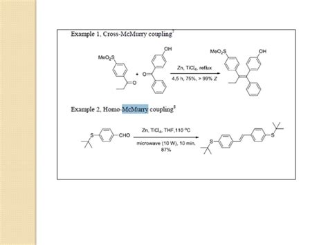 Mcmurry Reaction Pptx