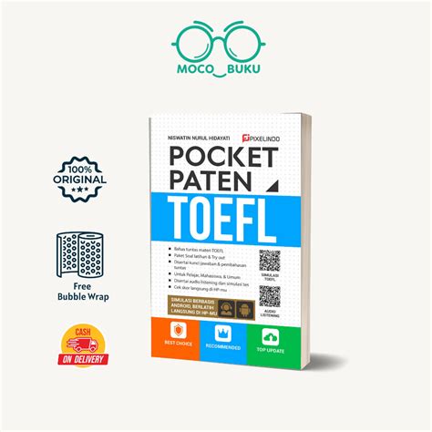 Jual Buku Pocket Paten TOEFL Lengkap Shopee Indonesia