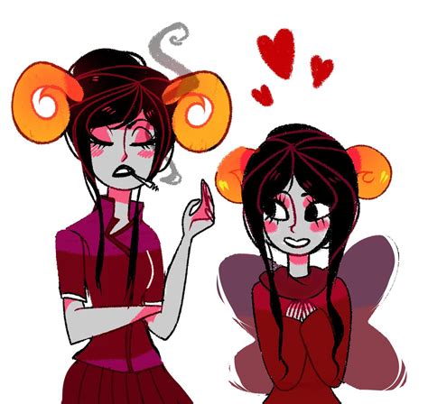 Damara And Aradia Homestuck Anime Aradia