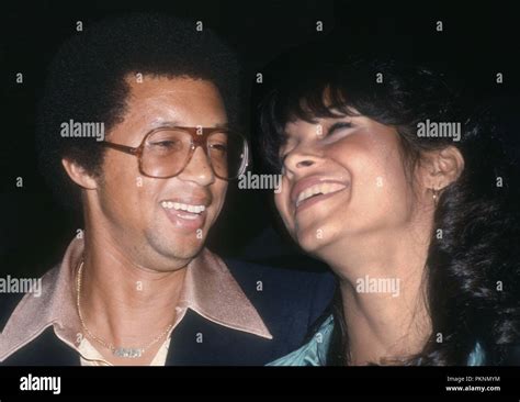 Arthur Ashe And Wife Jeanne Moutoussamy Ashe 1977 Photo By Adam Scull