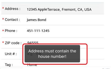 Why Am I Unable To Input My Address Yesmeal