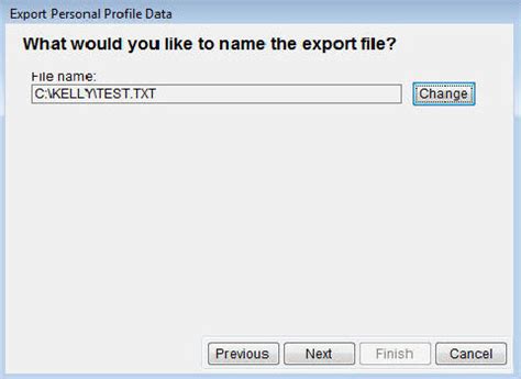 Exporting Your Data