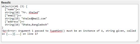 Php Type Hinting