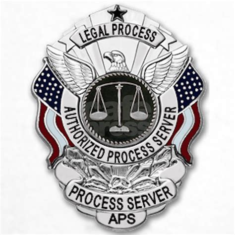 Process Server Badge 2 Polo Shirt Process Server Badge 2 Golf Shirt By Alphacoven Cafepress