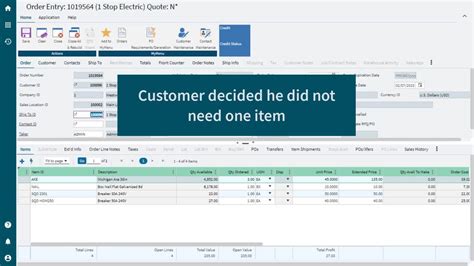 show me canceling versus deleting order items order processing