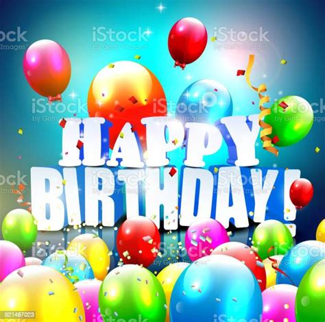버스데이 축하글 카드 공휴일에 대한 스톡 벡터 아트 및 기타 이미지 공휴일 기념일 나선형 Istock