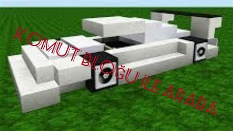 MİNECRAFT PE MODSUZ KOMUT BLOĞU İLE ARABA YAPIMI YouTube