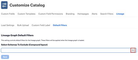 Configure The Lineage Chart — Alation User Guide